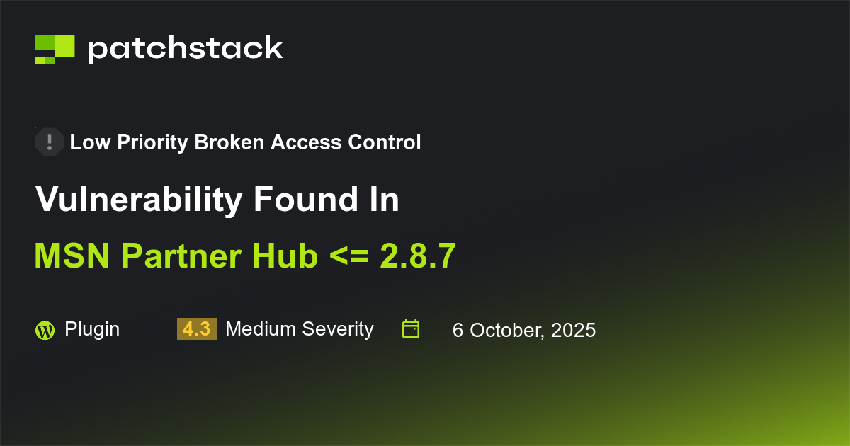 WordPress MSN Partner Hub plugin